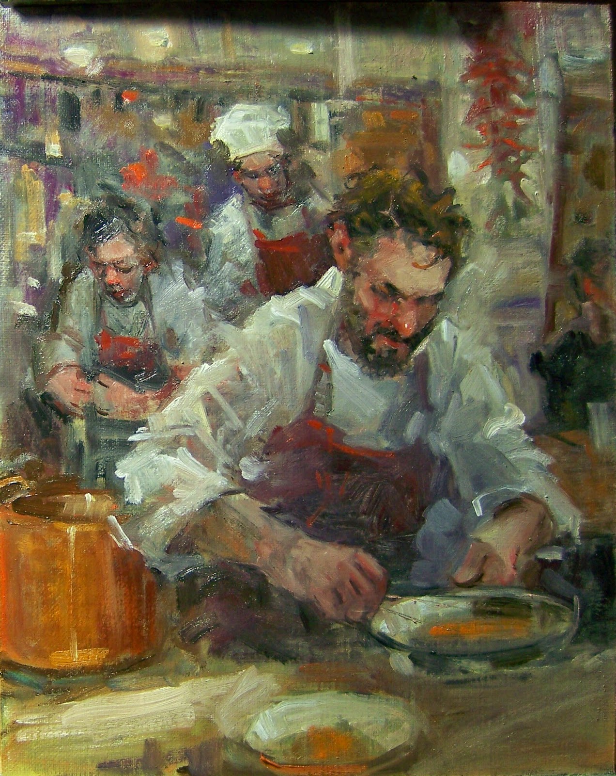 Kim Roberti Art Gallery: "The Stock Pot" Kim Roberti's 8"x10" oil/linen ...