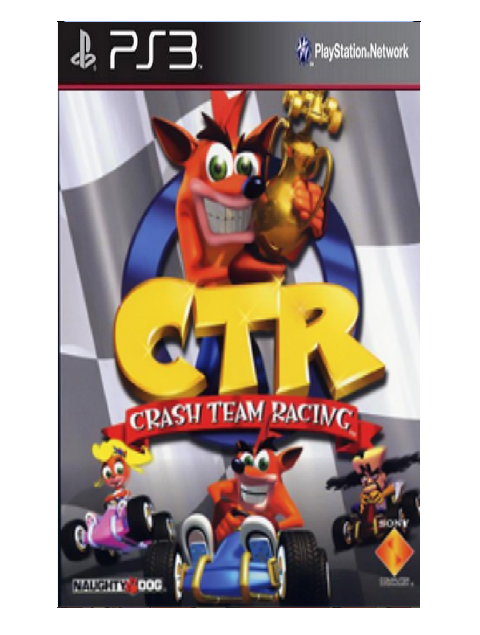 Jogo PS3 Ctr Crash Team Racing Ps3 mídia digital PSN - Arte no Papel Online