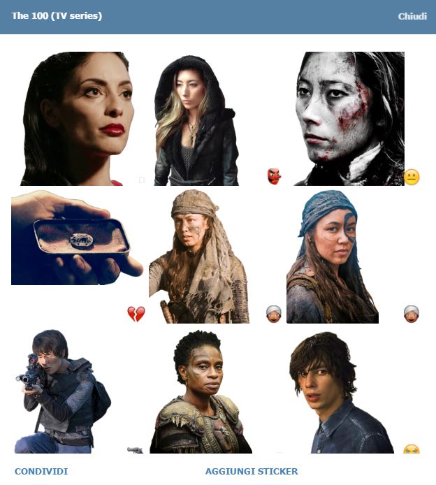 Telegram Stickers: The 100