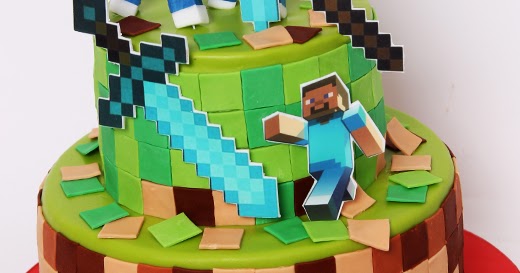 Torturi de vis: Tort Minecraft pentru Andrei