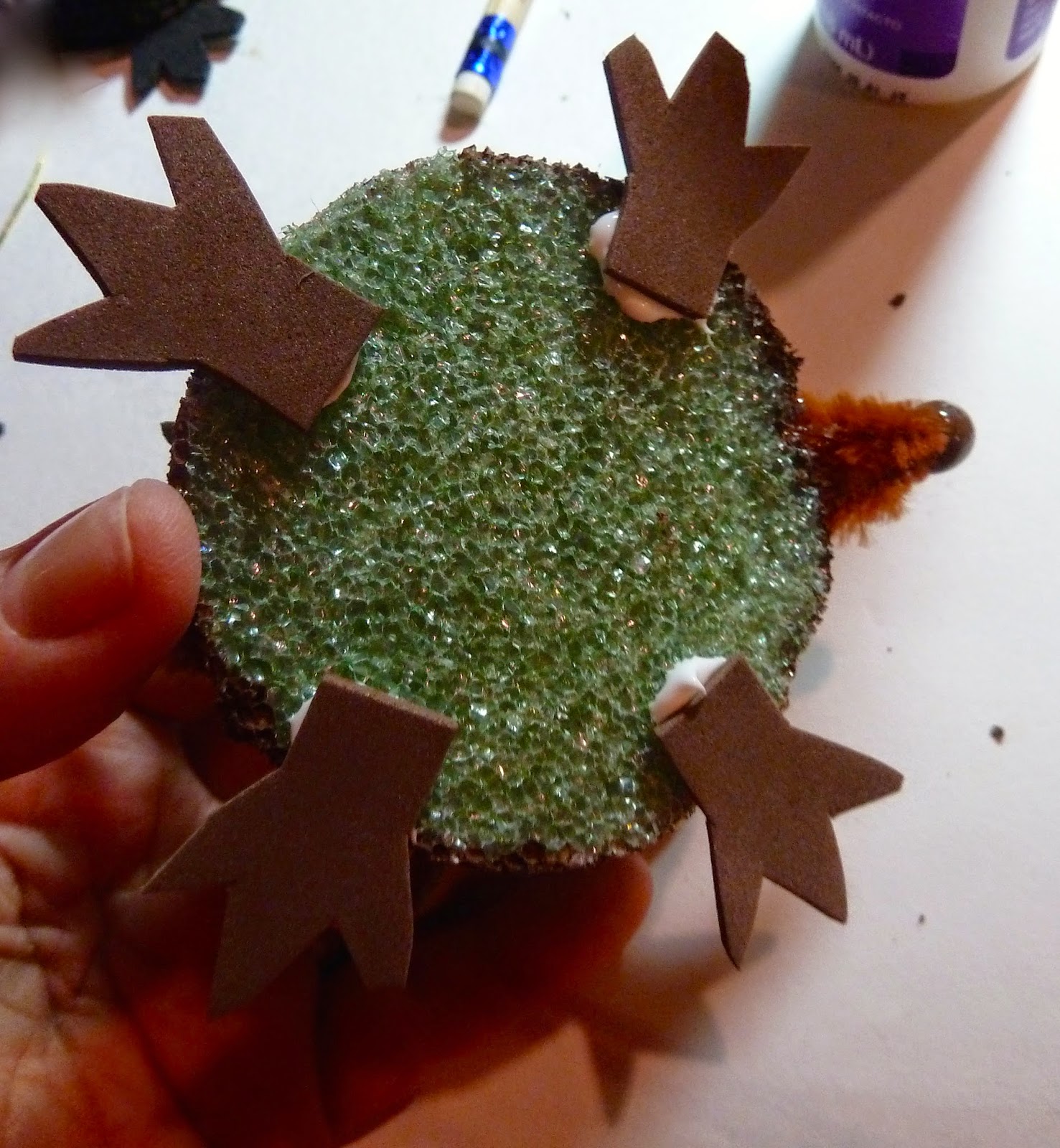 Make it easy crafts: Porcupine ornament tutorial kid's craft