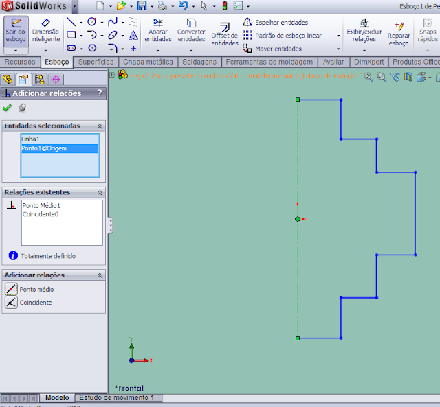 Extrude Plus: Exercicio de Solidworks: Add Relations