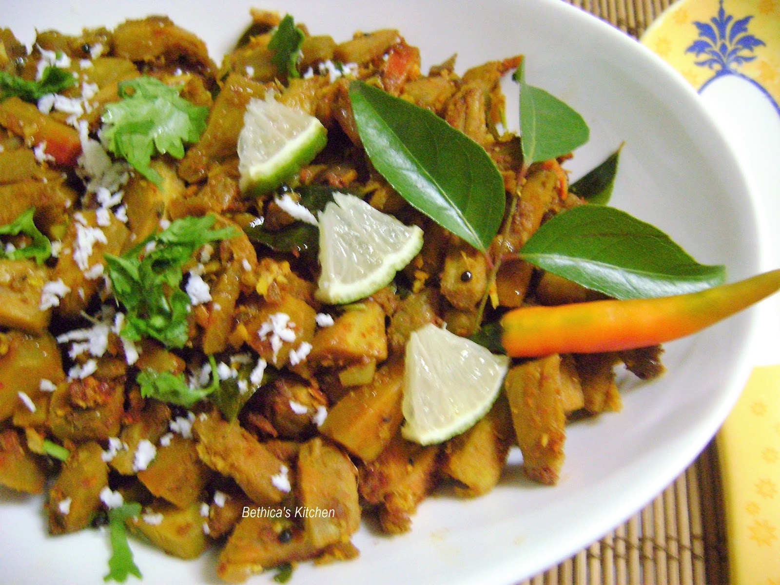Bethica's Kitchen Flavours: Panasa Pottu Kura (Raw Jackfruit Curry ...