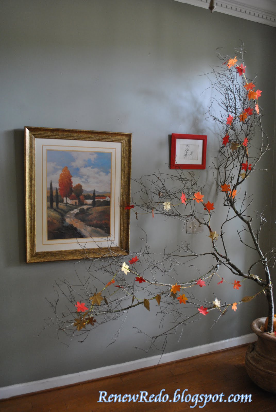 ReNew ReDo!: Paper Leaves Fall Tree