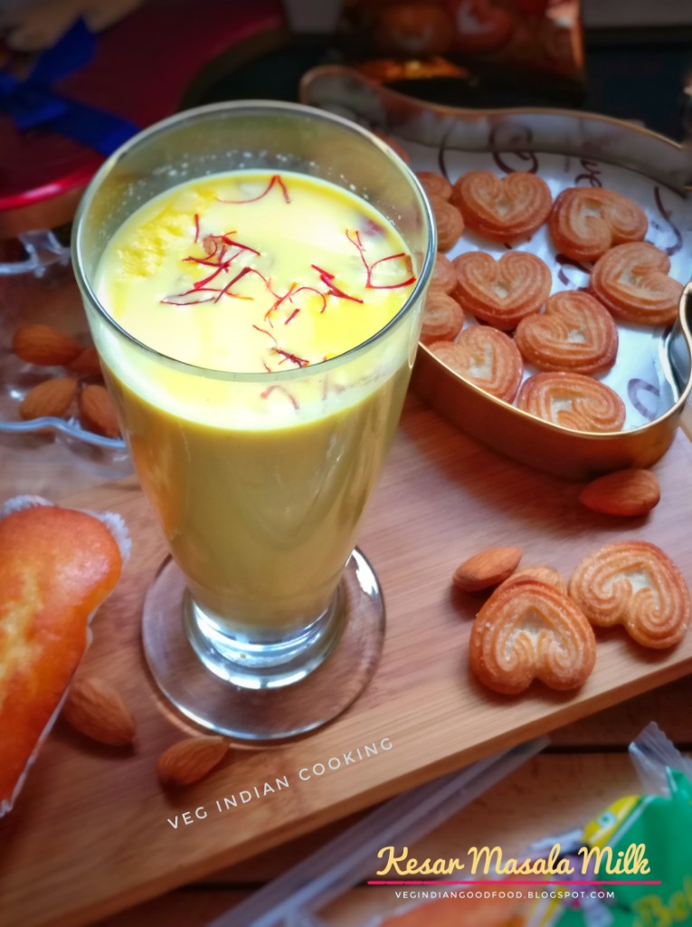 Veg Indian Cooking: Kesar Masala Milk