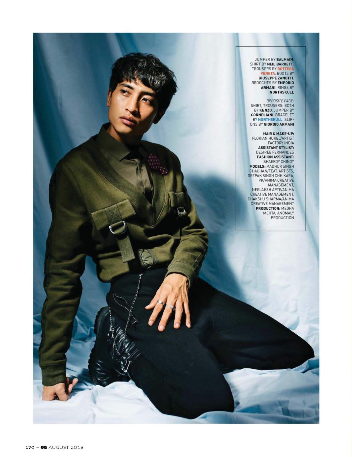 Colour coded, una editorial por Bikramjit Bose para GQ India