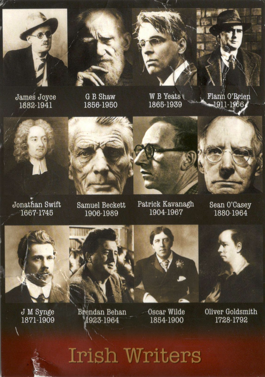 WORLD, COME TO MY HOME!: 3244 IRELAND - Irish writers