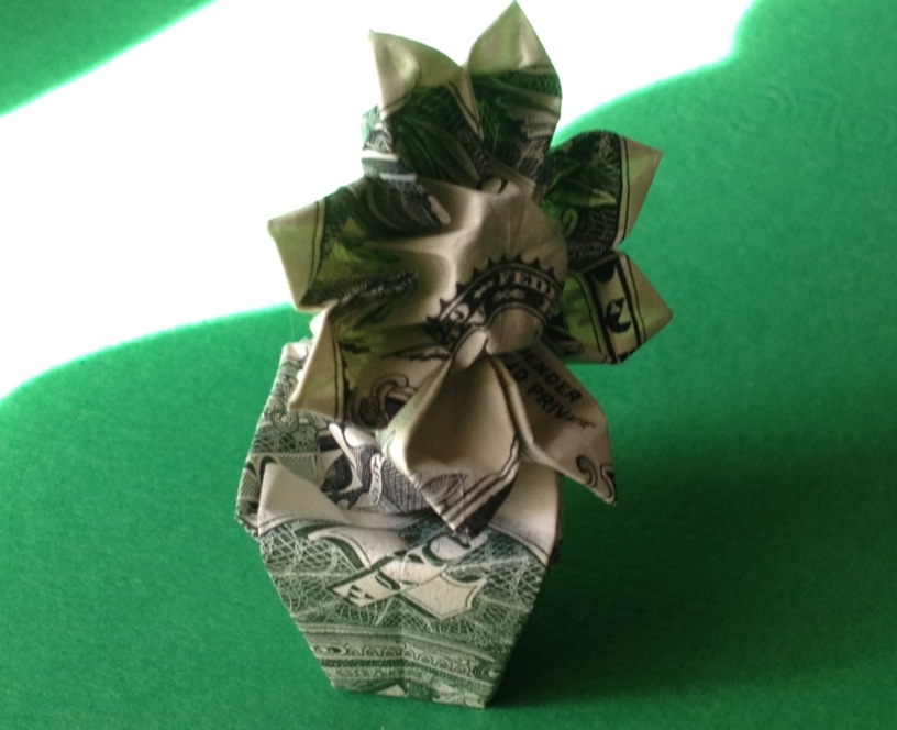 Have Paper, Will Travel: A note about Herman Lau's $ Flower-in-a-Pot