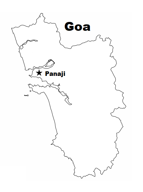 Blog de Biologia: Goa Map coloring page