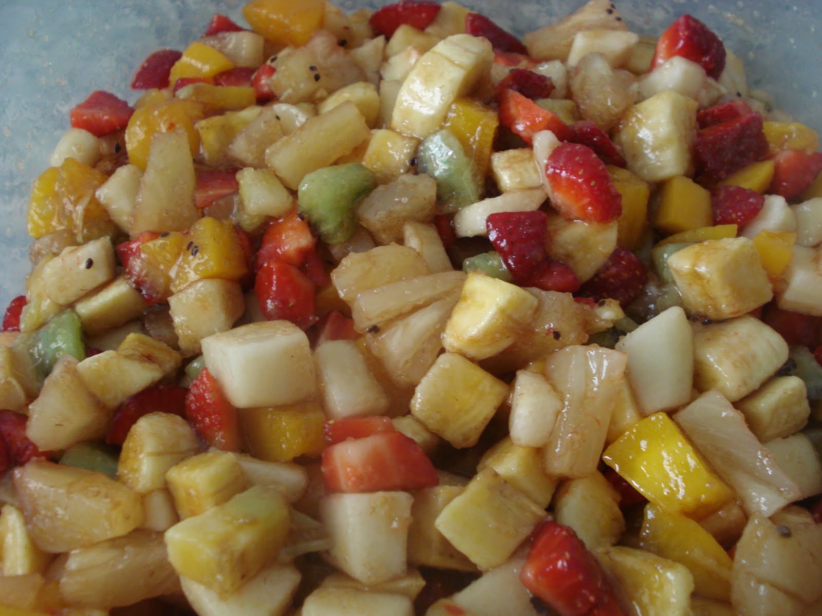 Las recetas de Omy: MACEDONIA DE FRUTAS