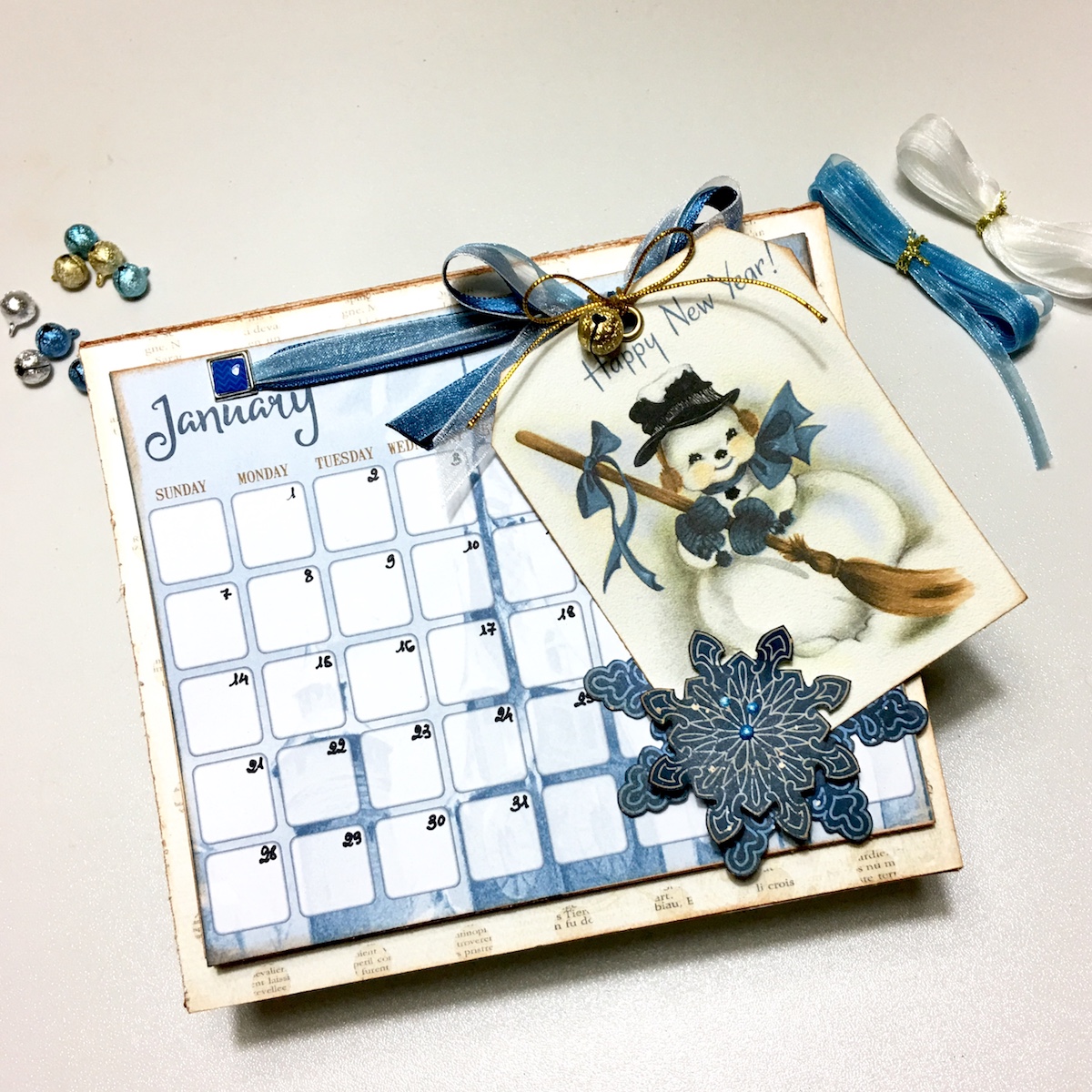 The BoBunny Blog: DIY Yearly Calendar featuring On This Day with Angela