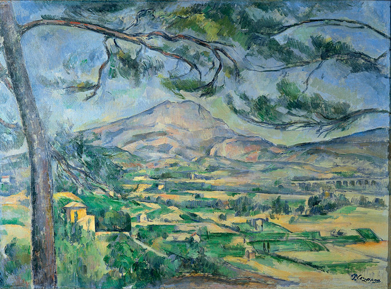 Post Impressionism: Mont Sainte-Victoire By Paul Cezanne