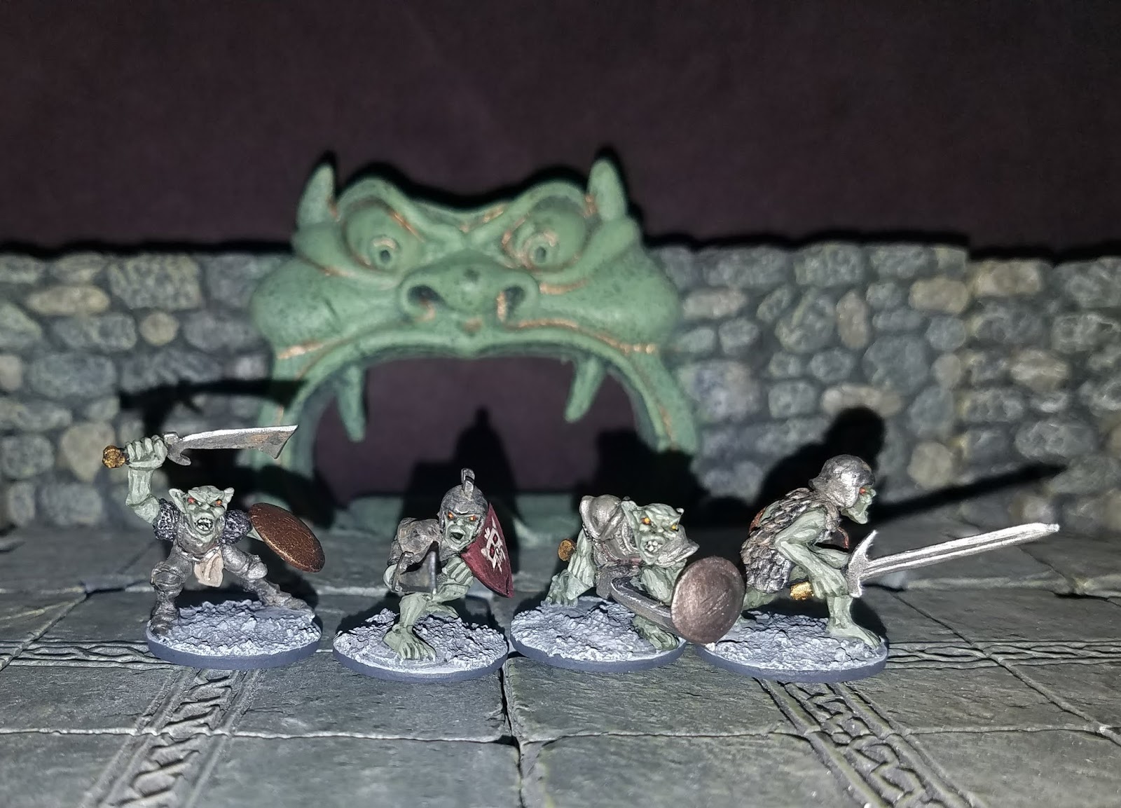 One of My Men Became Restless: 28mm Goblin Factory, Heavy Armored Goblins