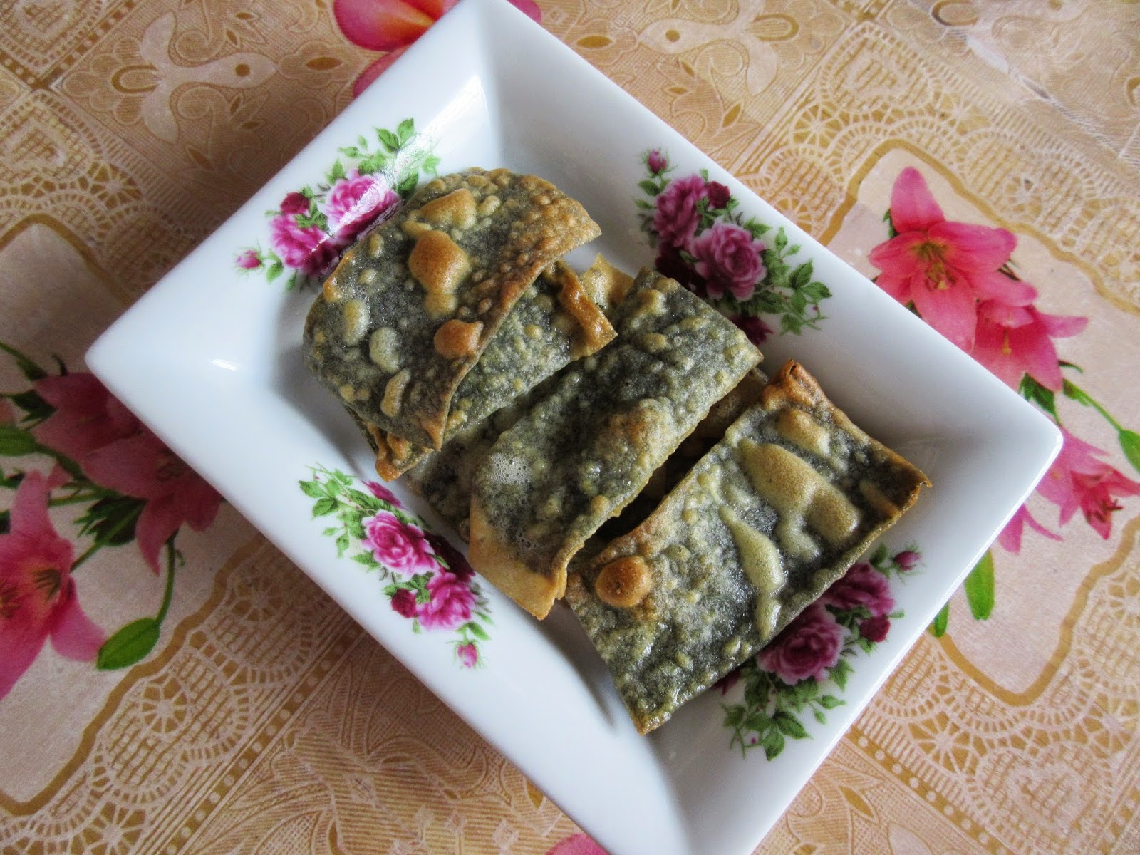 Sumptuous Flavours: Cookies : Seaweed Crispies