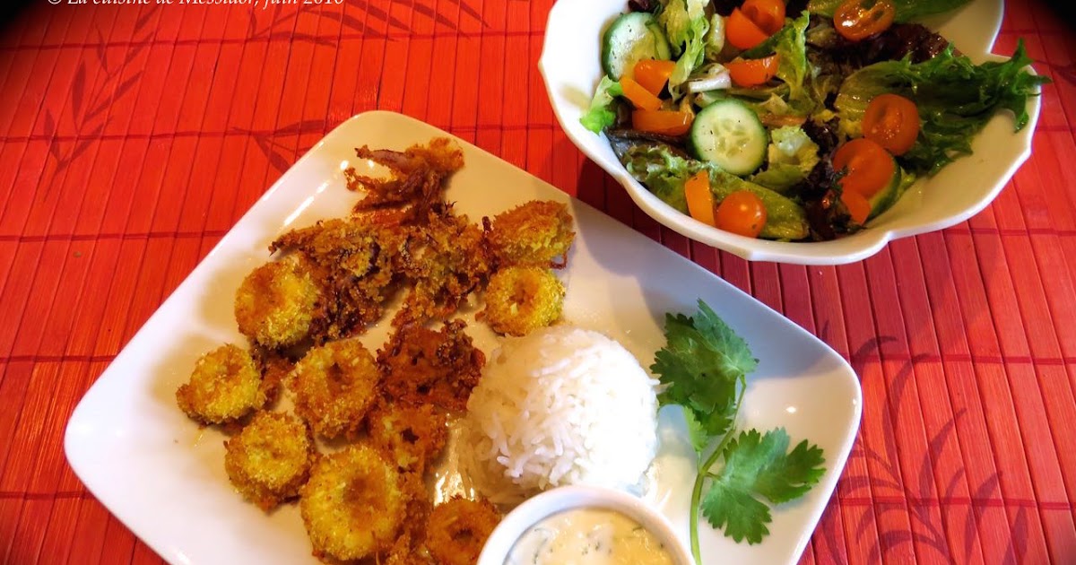 La cuisine de Messidor: Calmars croustillants cari-coco