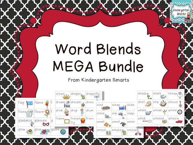 Word Blends MEGA Bundle! - Kindergarten Smarts