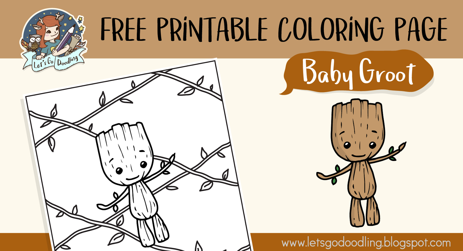 How To Draw Baby Groot - Easy Step By Step Drawing Tutorial