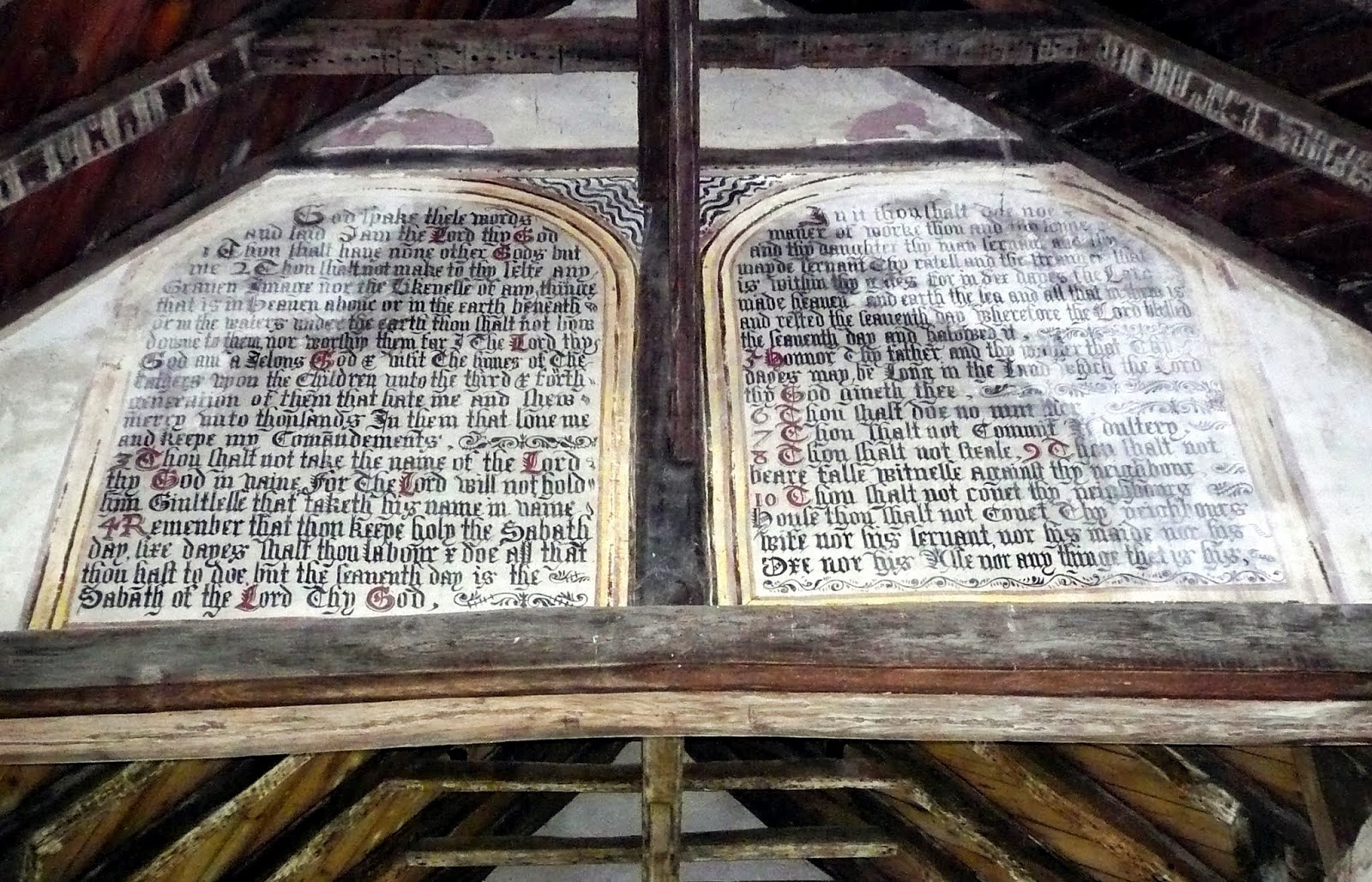 Looking at Sussex Churches: Commandment Boards