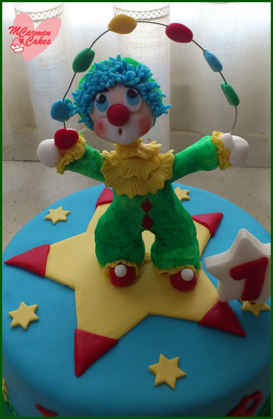 MCarmen Cakes: Tarta Payasete Sin Gluten.