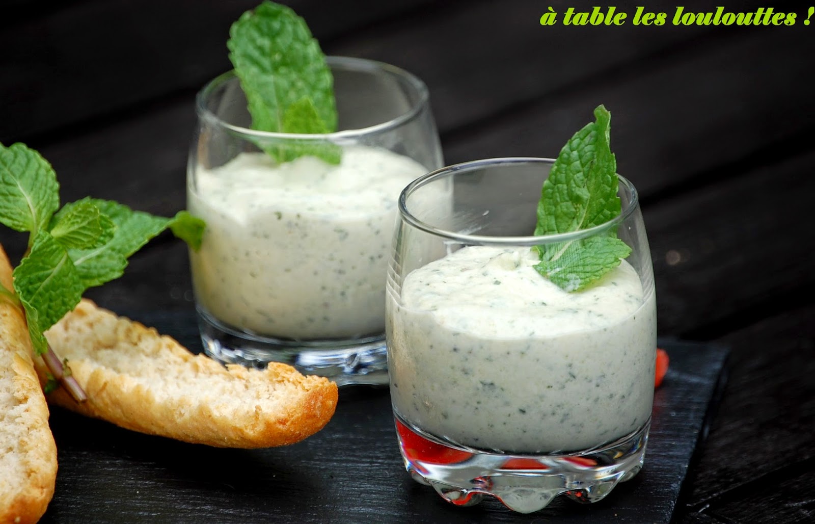A table les loulouttes !: Mousse de courgettes à la menthe