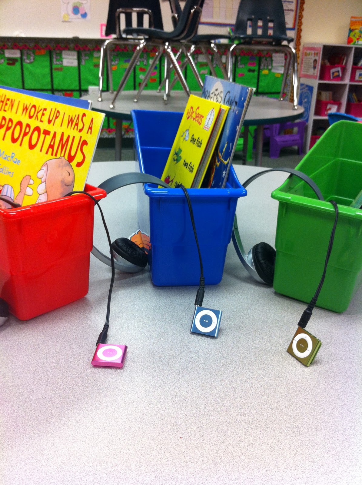 ipod listening centers | Listening center, Reading classroom, Teaching ...