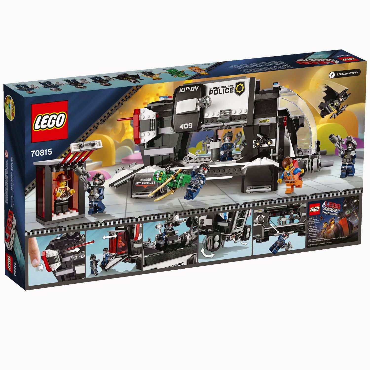 LEGO gosSIP: 050414 LEGO 70815 Super Secret Police Dropship box art and ...