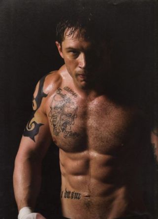 wise fitness: Tom Hardy: Traps of a greek God!