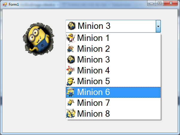 Windows Forms. ComboBox con imágenes - Píldoras .NET