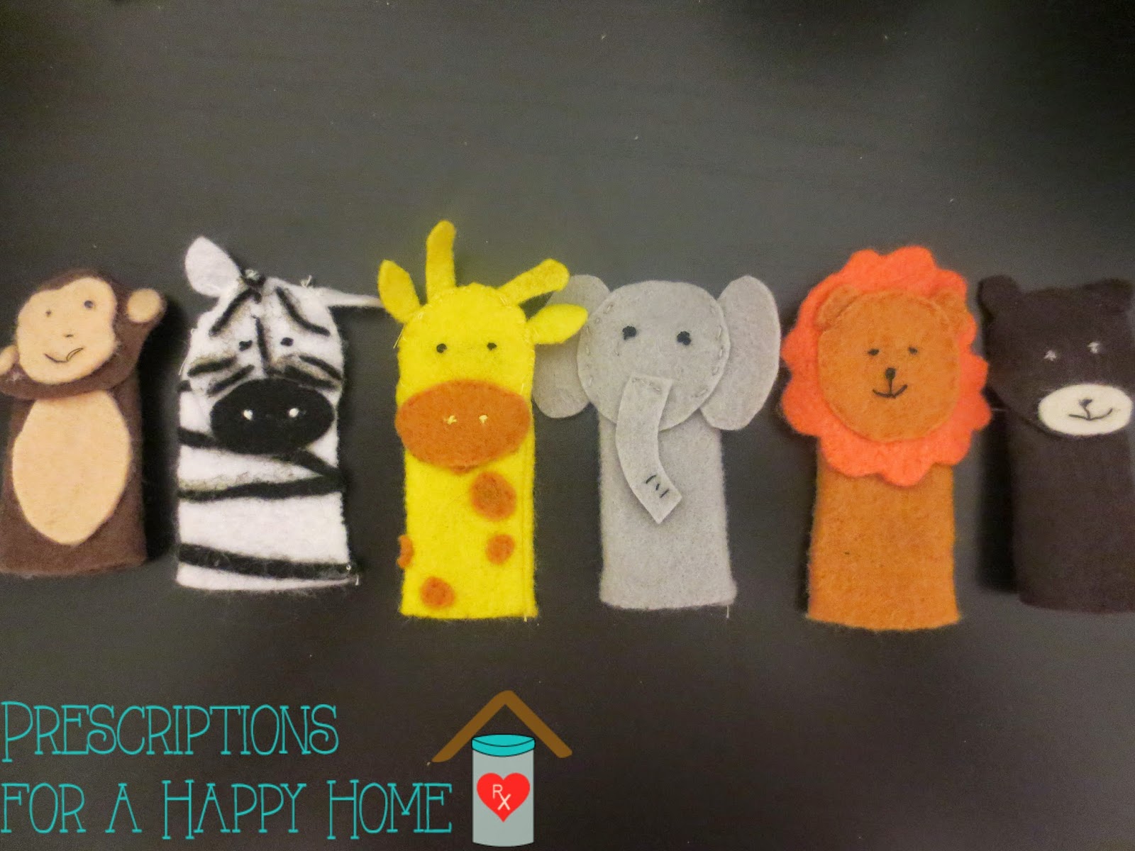 Prescriptions for a Happy Home: DIY Animal Puppets