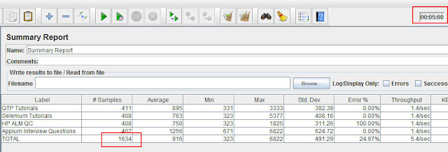 How to run a test plan for a specified period of time