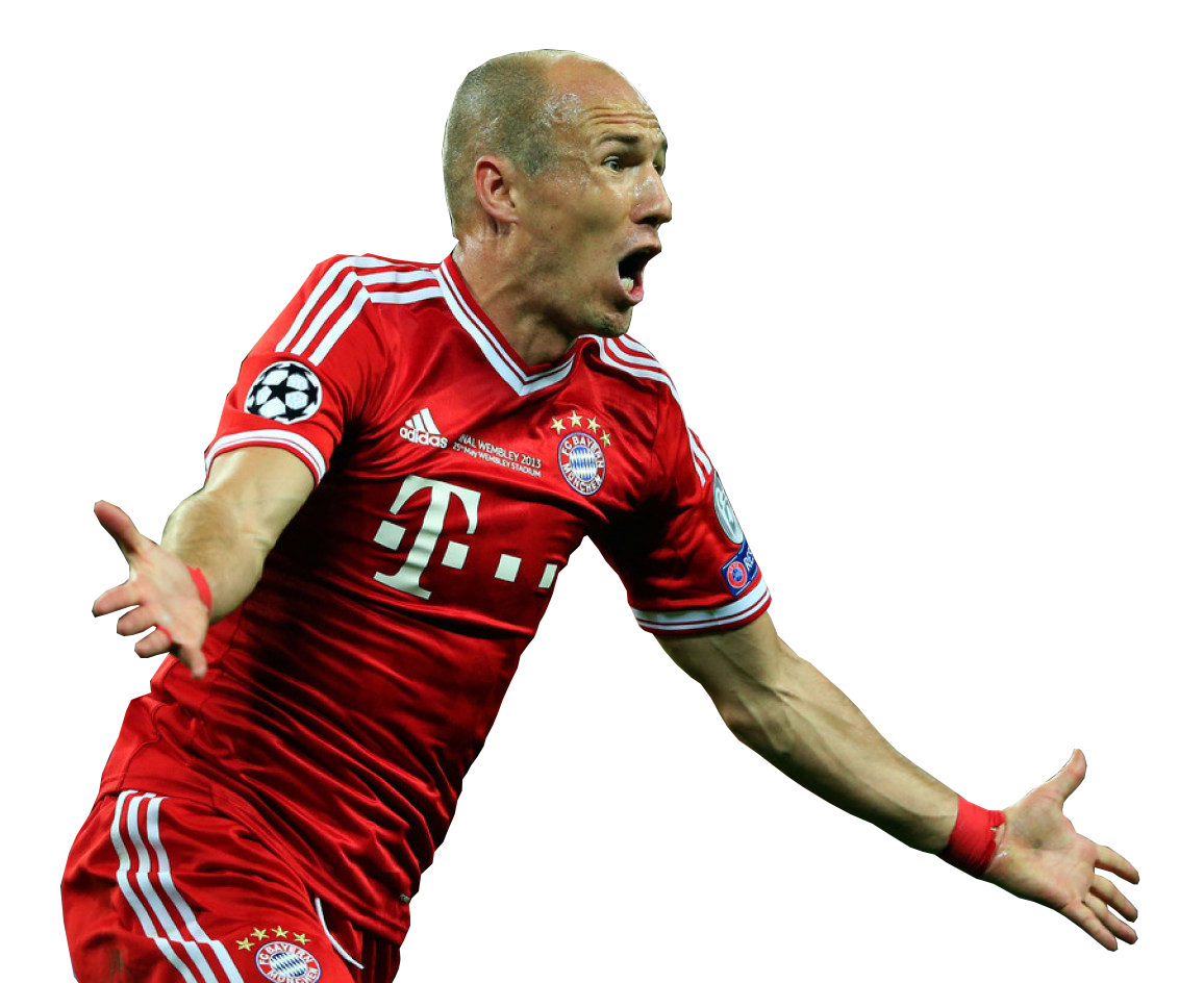 Diseños de Fútbol: Render Arjen Robben