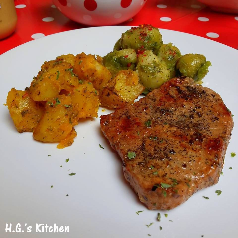 BIFTEK, 7 BAHARATLI PATATES, SOTELENMIS BRÜKSEL LAHANASI ~ H.G.'s Kitchen