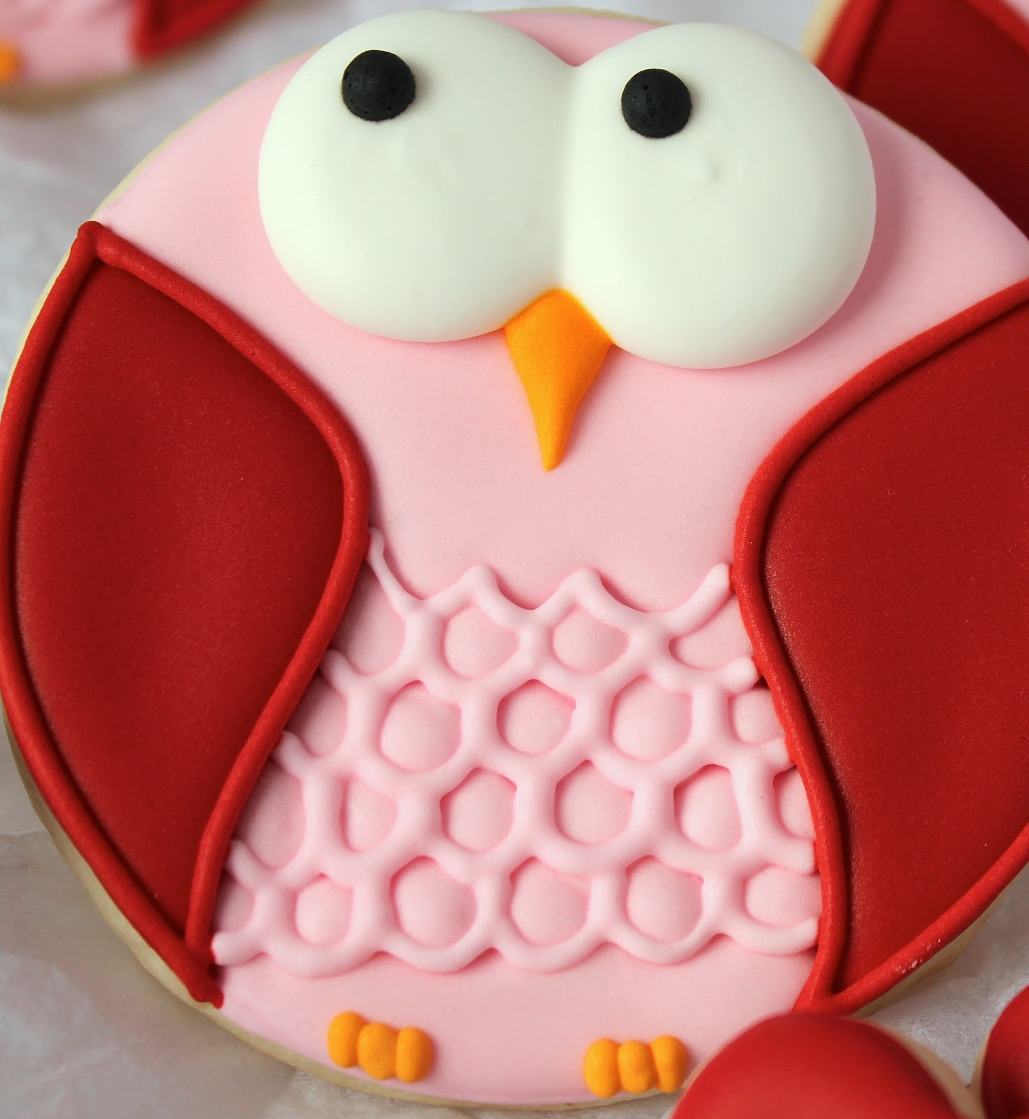 Baking in Heels: "You're a Hoot" Valentines Cookies