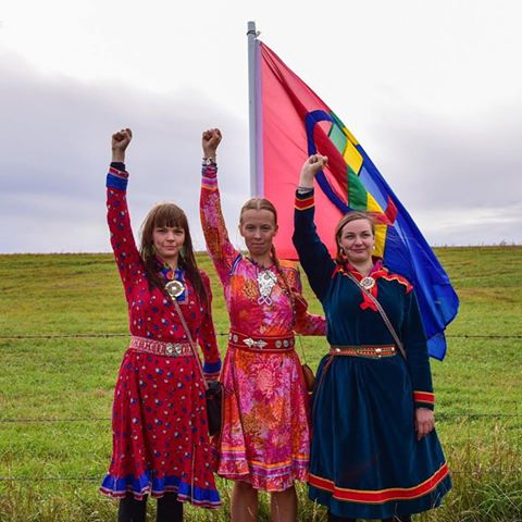 White Wolf : Sami Indigenous Travel to Stand with Standing Rock Sioux Tribe