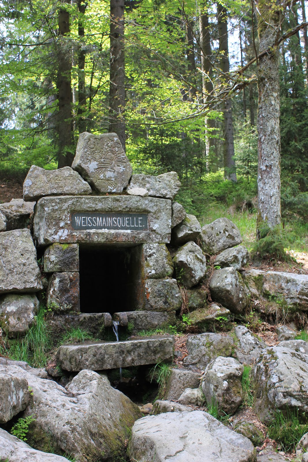 Der Weißmainfelsen und die Quellen am Ochsenkopf