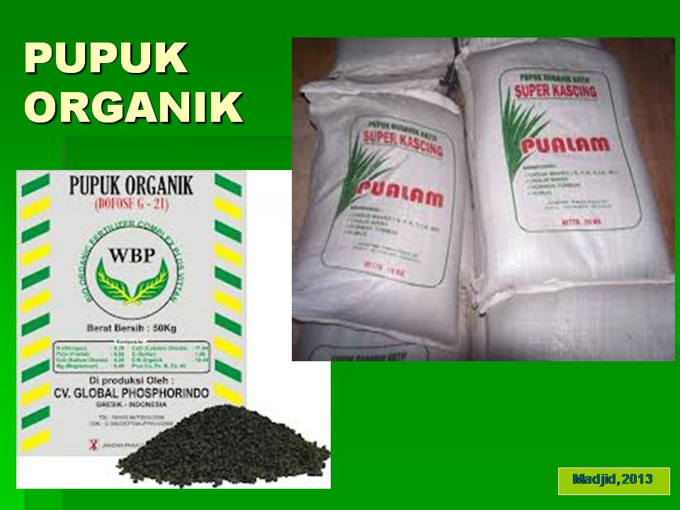 Dasar Dasar Ilmu Tanah: Pupuk dan Pemupukan