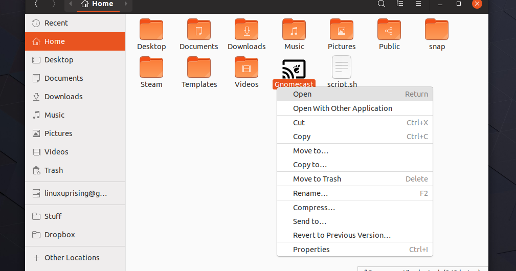 Nautilus Will No Longer Launch Binaries Or Desktop Files - Linux Uprising Blog