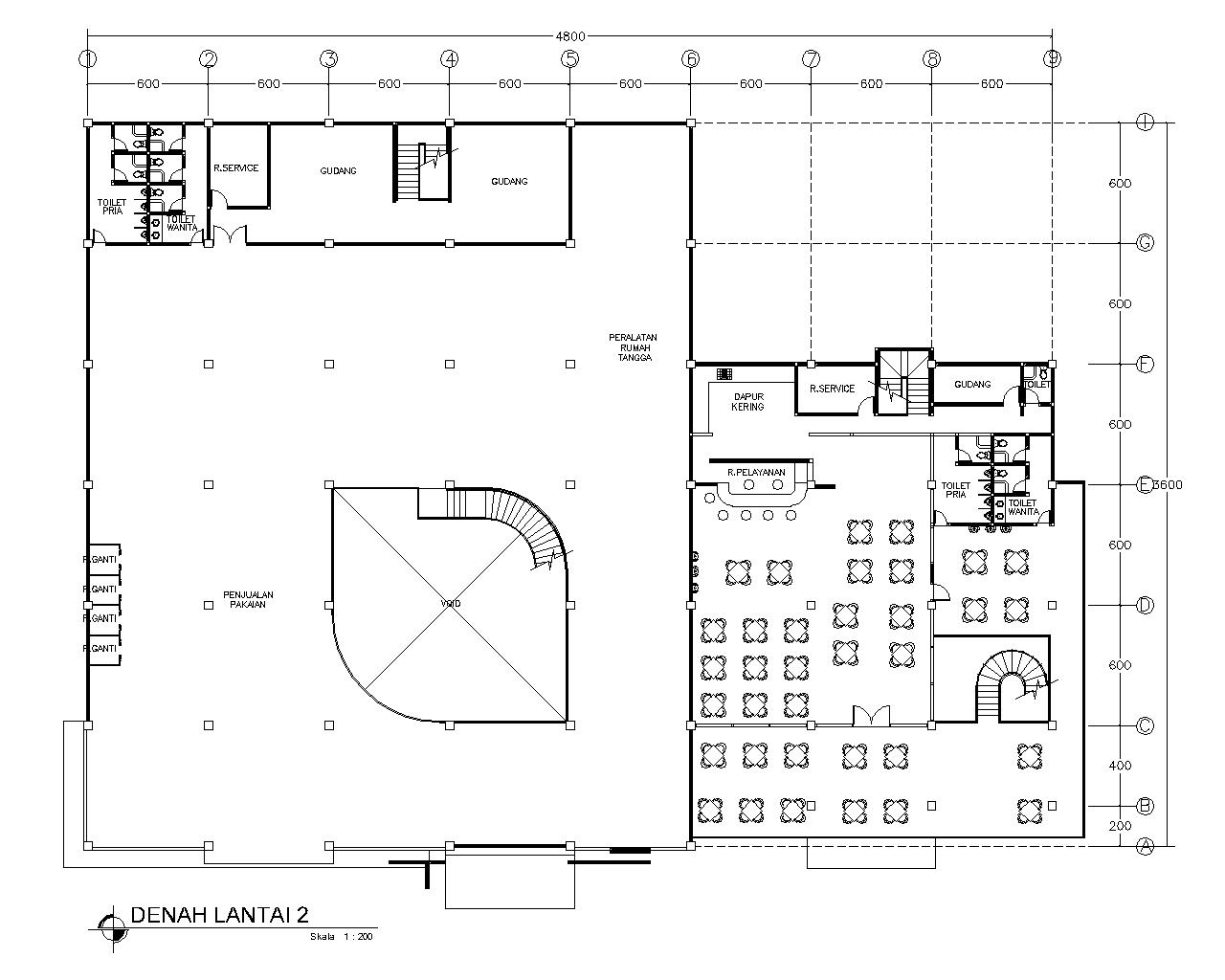 AL-DESIGN: Desain Arsitektur mini market