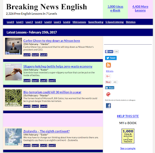 Learn at Lalor LLC: Breaking News English is good for your English skills