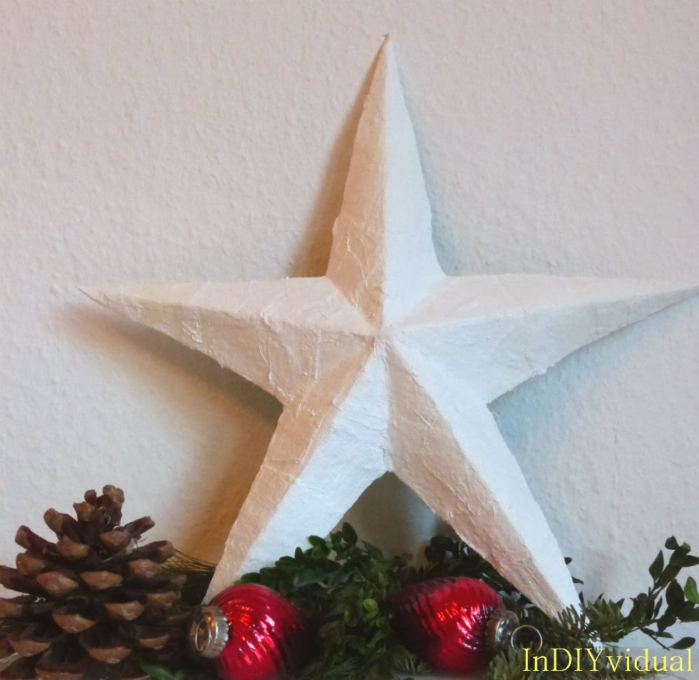 InDIYvidual: 11th Window: Paper and Plaster Star