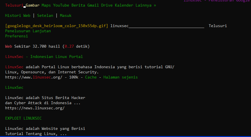 Lynx - Jelajahi Internet dengan Terminal Linux - LinuxSec