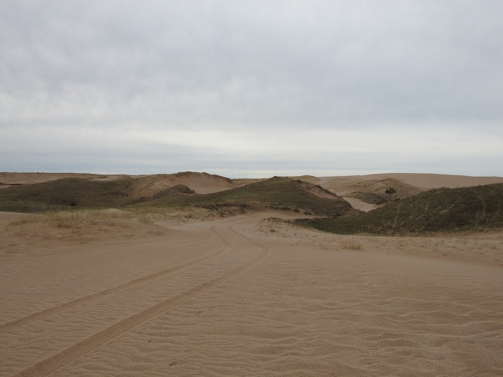 POR TIERRA POR LA TIERRA: Al Médano Blanco una semana antes