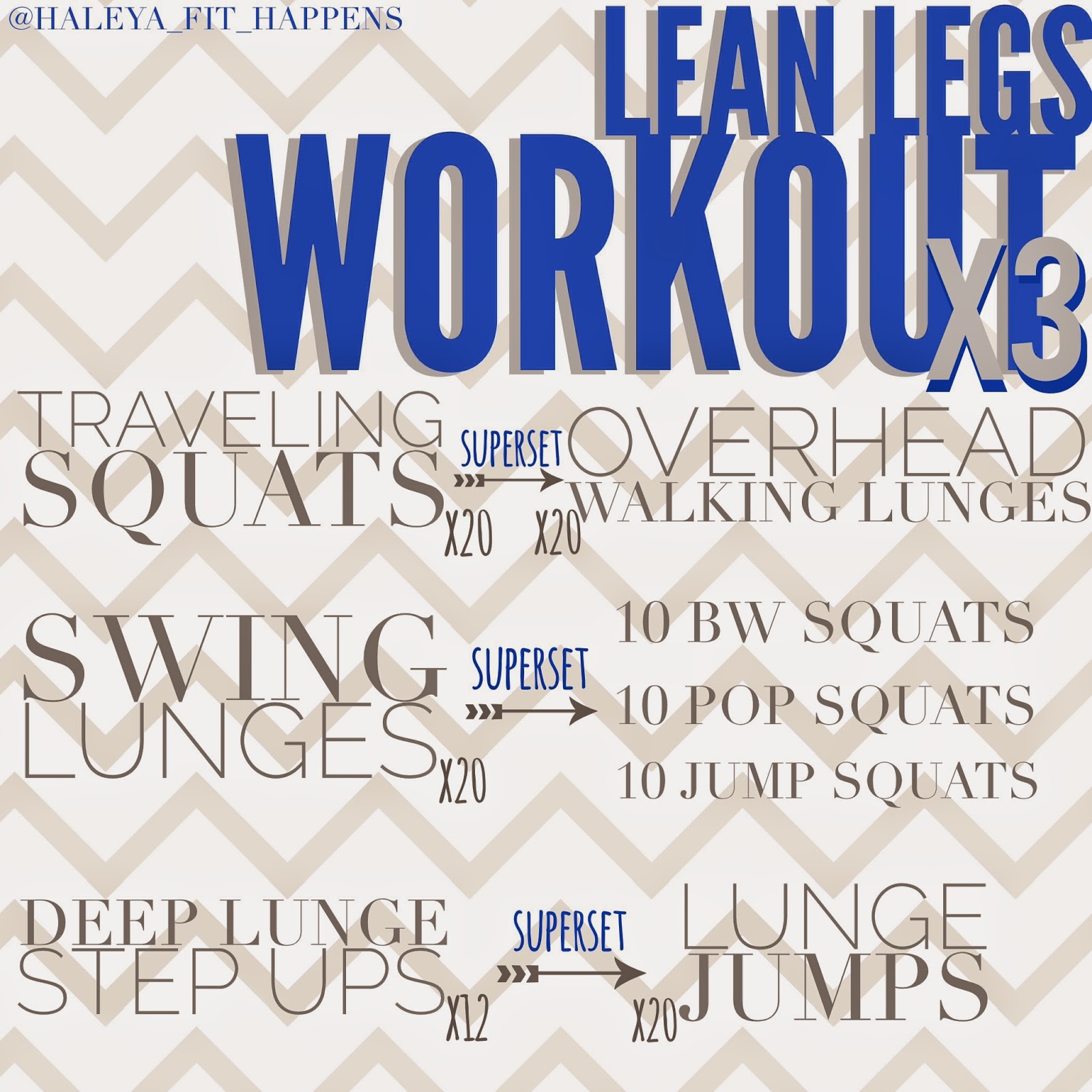 Fit Happens: Lean Legs Workout