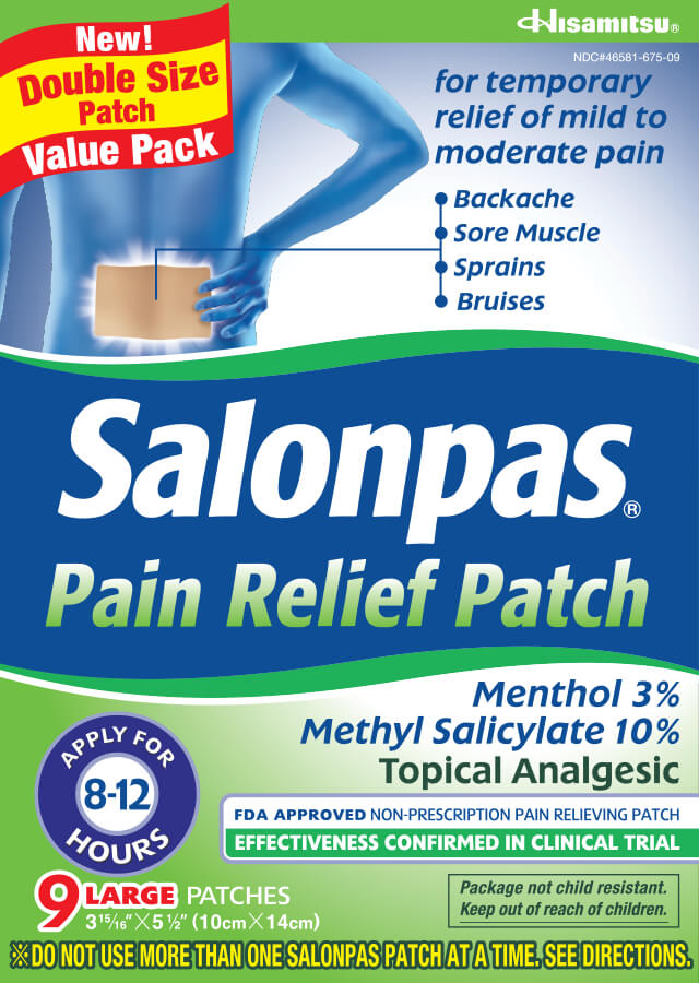 Fitness For The Rest of Us: Salonpas Pain Relief Patch with Menthol ...