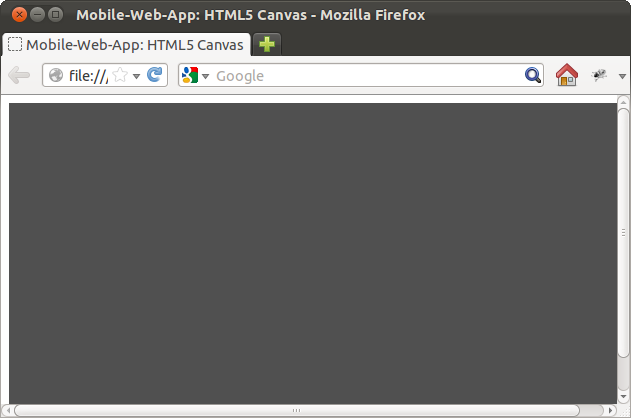 Mobile Web App Html5 Canvas Fill Background