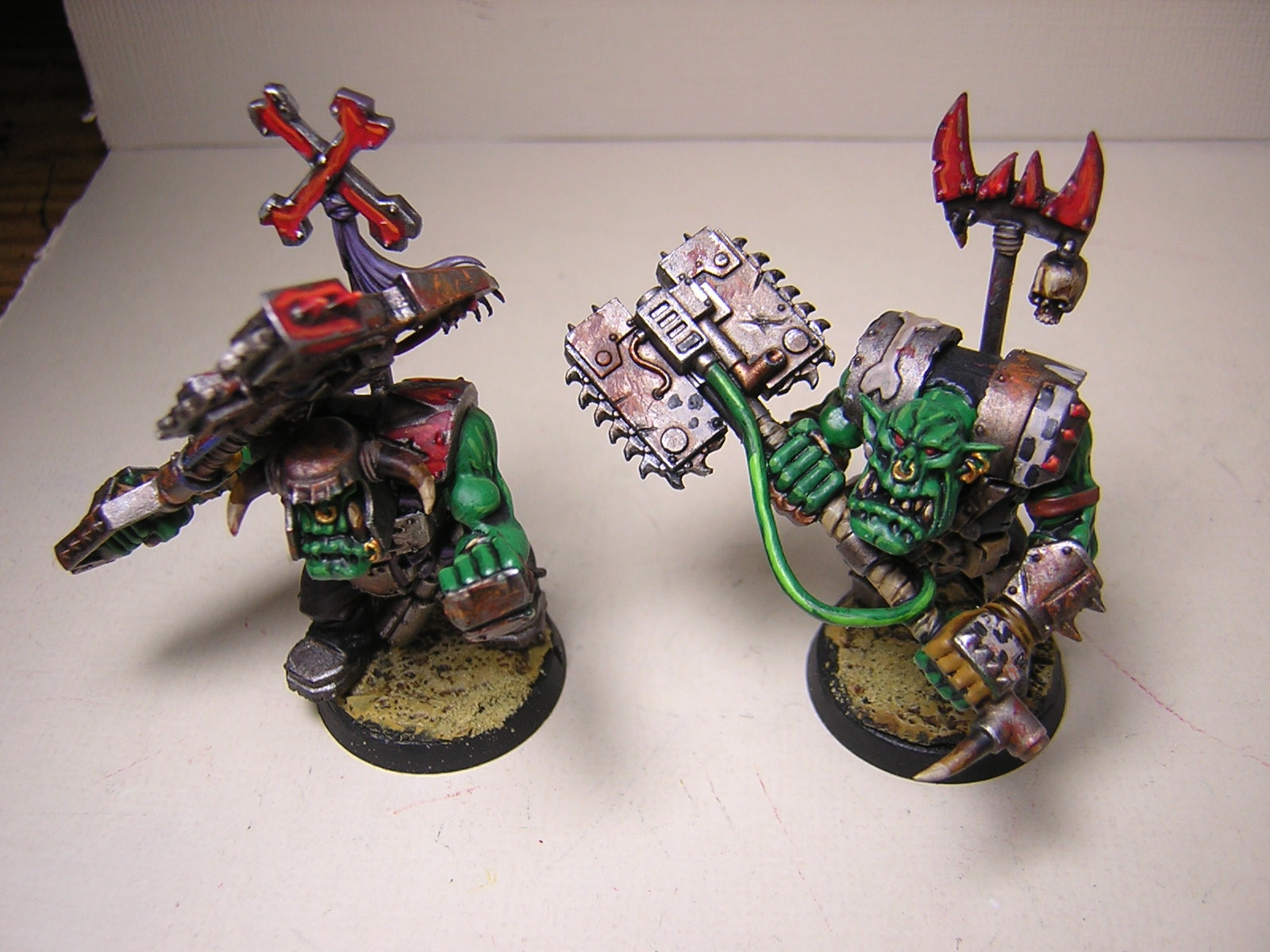 Warhammer 40k Orks (and more): Showcase: Big Choppa Nobz