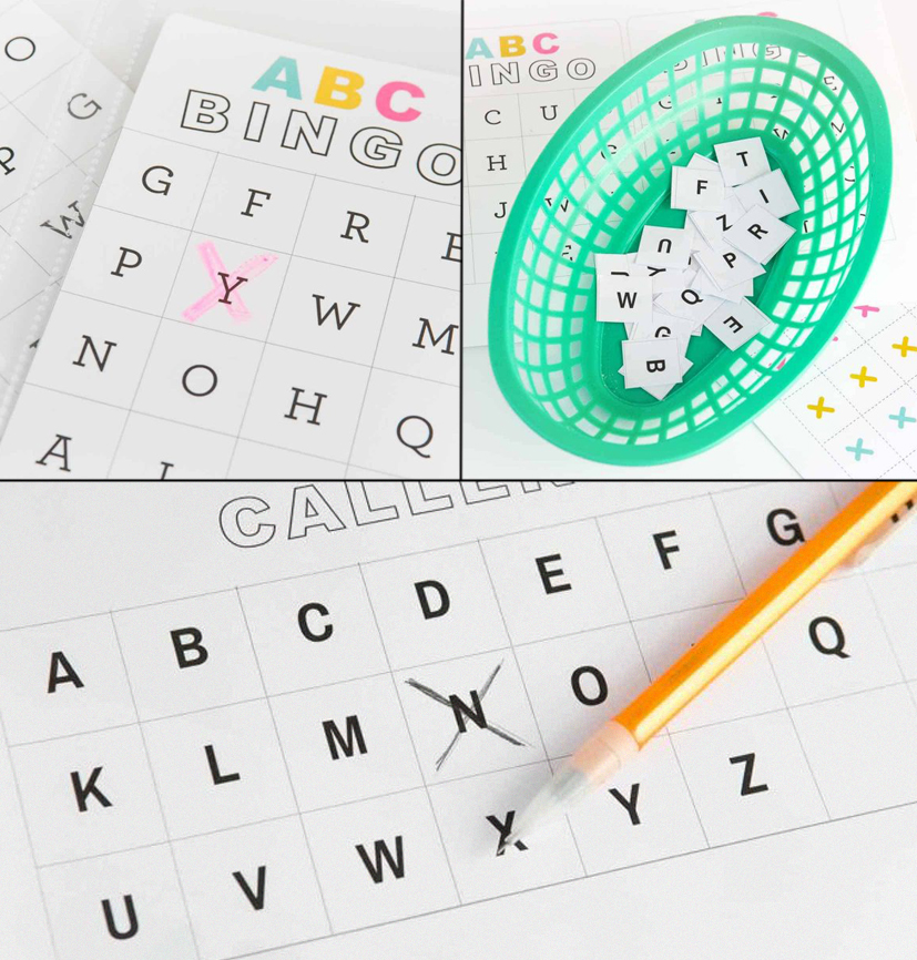 Imprimible de Bingo Alfabeto