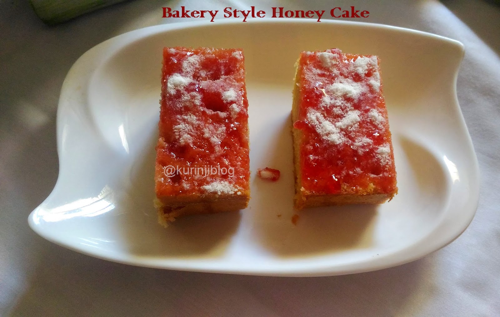 Honey Cake Recipe (Indian Bakery Style) ~ Kurinji Kathambam