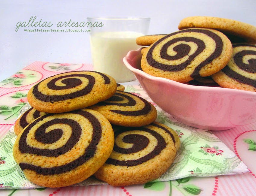 N.M. Galletas Artesanas: Chocolate Pinwheel Cookies