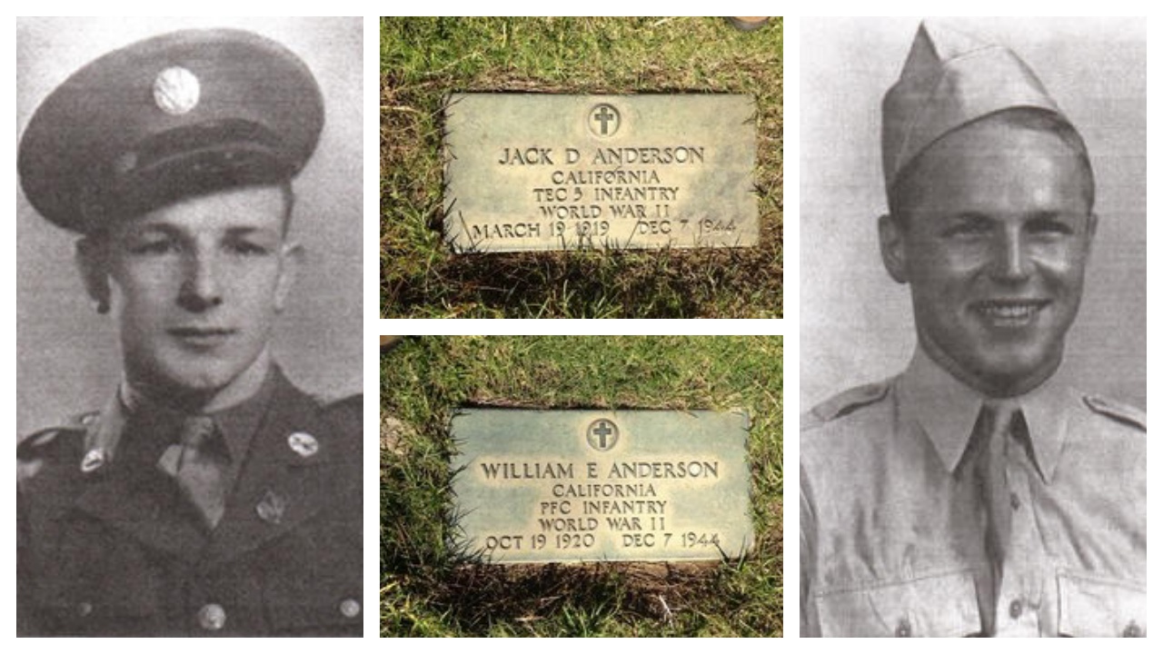 WW2 Fallen 100: WW2 Hurtgen Forest Fallen - Jack Anderson and his ...